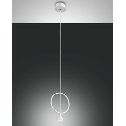 Fabas Luce Sirio Pendelleuchte LED Wei&szlig;, 1-flammig