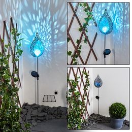 hofstein Rovinj Solarleuchte LED Blau, Silber, 1-flammig