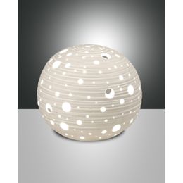 Fabas Luce Corvara Tischleuchte Wei&szlig;, 1-flammig