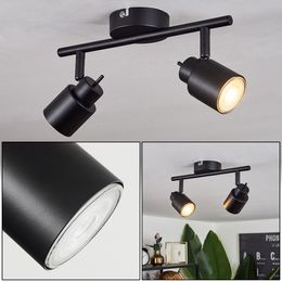 hofstein Nestavel Deckenleuchte LED Schwarz, 2-flammig