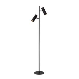 Lucide CLUBS Stehlampe Schwarz, 2-flammig