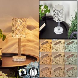 hofstein Toire Tischleuchte LED Transparent, Klar, Weiß, 1-flammig