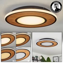 hofstein Chrop Deckenleuchte LED Schwarz, 1-flammig