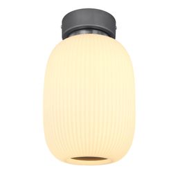 Globo BOOMER Deckenleuchte LED Anthrazit, Nickel-Matt, 1-flammig