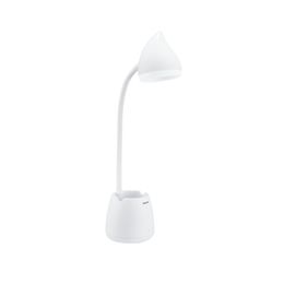 Philips Hat Tischleuchte LED Weiß, 1-flammig