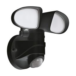 Eglo Leuchten EGLO PAGINO Wandleuchte LED Schwarz, 1-flammig, Bewegungsmelder