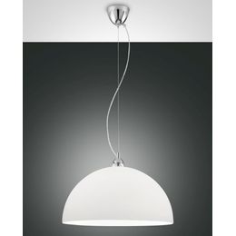 Fabas Luce Nice Pendelleuchte Chrom, 1-flammig