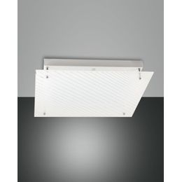 Fabas Luce Plisset Deckenleuchte LED Wei&szlig;, 1-flammig