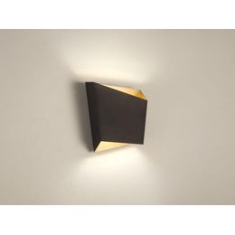 Mantra ASIMETRIC Wandleuchte Schwarz, 1-flammig