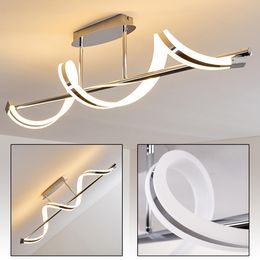 hofstein Vora Deckenleuchte LED Chrom, 1-flammig