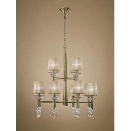 Mantra TIFFANY Pendelleuchte Braun, 12-flammig