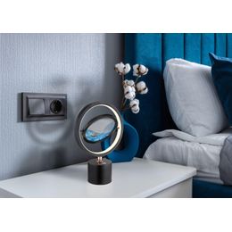 Globo REEDI Tischleuchte LED Schwarz, 1-flammig