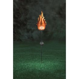 Globo ILLUMA Solarleuchte LED Gold, Rostfarben, 1-flammig