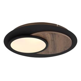 Globo Kory Deckenleuchte LED Schwarz, 1-flammig