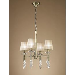 Mantra TIFFANY Pendelleuchte Braun, 4-flammig