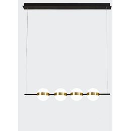 Mantra CUBA H&auml;ngeleuchte LED Gold, Schwarz, 1-flammig
