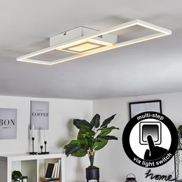 hofstein Vaseux Deckenleuchte LED Wei&szlig;, 1-flammig