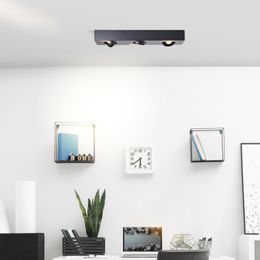 BRILLIANT LEUCHTEN Brilliant Doro Deckenleuchte LED Schwarz, 3-flammig