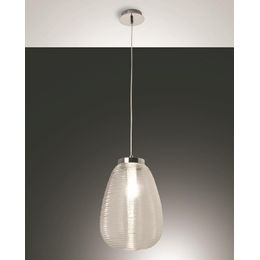 Fabas Luce Cora Pendelleuchten Chrom, 1-flammig