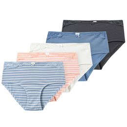 Gina Benotti 5 Damen Pantys mit Spitze