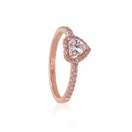 Pandora Rosévergold. Ring mit Edelsteinen - 15% | Größe 52 | Schmuck