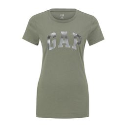 GAP Petite T-Shirt 'CLASSIC' Damen Gr&ouml;&szlig;e M dunkelgrau / oliv
