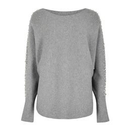 Apricot Pullover Damen Gr&ouml;&szlig;e M grau