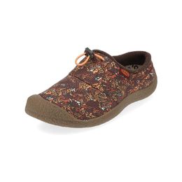 Keen Hausschuh Damen Größe 42 hellblau / braun / orange / bordeaux / feuerrot