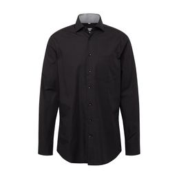 Seidensticker Button Up Shirt male Black size 43