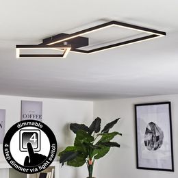 hofstein Doyon Deckenleuchte LED Schwarz, 1-flammig