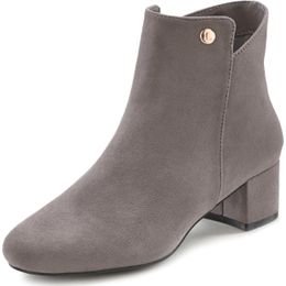 Lascana Damen Stiefelette hellgrau Größe 41