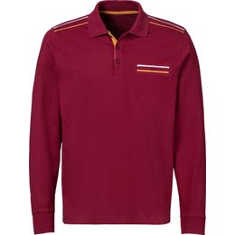 Herren Poloshirt dunkelrot, Gr&ouml;&szlig;e 52/54