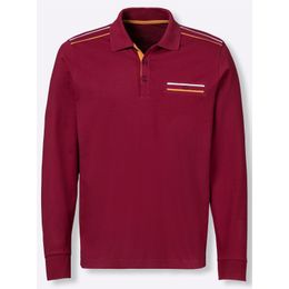 WITT Herren Poloshirt, dunkelrot, Gr&ouml;&szlig;e 48/50