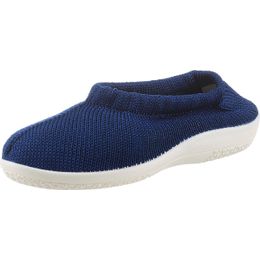Damen Slipper mit Wechselfu&szlig;bett marine, Gr&ouml;&szlig;e 42