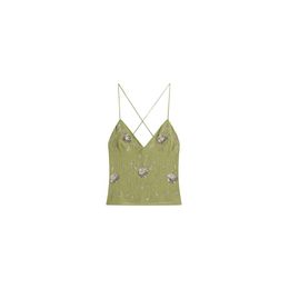 Bershka Top Damen Gr&ouml;&szlig;e L khaki