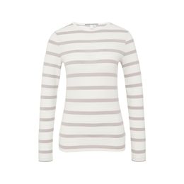 QS Shirt Damen Größe L beige / grau
