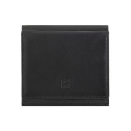 DuDu Geldbörse Leder 9,5 cm in black pop | Gr.: onesize