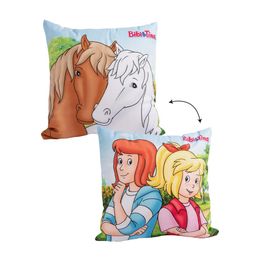 Bibi und Tina - Freundschaft - Dekokissen 30 x 30cm in Mehrfarbig | Gr.: onesize