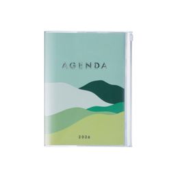 Marks Europe Kalender - MARK'S 2025/26 Taschenkalender, A5 Mountain, Green | Gr.: onesize