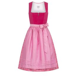 Nübler Nübler Midi Dirndl Karla in Pink | Gr.: 38
