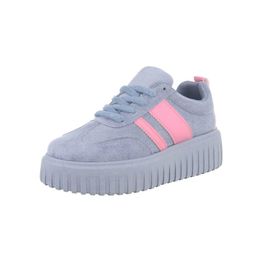 Ital-Design Freizeitschuh in Blau und Rosa | Gr.: 40