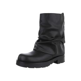 Ital-Design Stiefelette in Schwarz | Gr.: 40