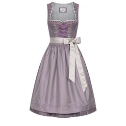 N&uuml;bler N&uuml;bler Midi Dirndl Gavrila in Aubergine | Gr.: 36