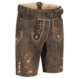 N&uuml;bler N&uuml;bler Lederhose Arnold in Mocca | Gr.: 46