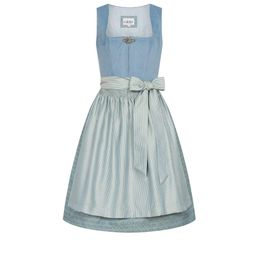 N&uuml;bler N&uuml;bler Mini Dirndl Ganja in Rauchblau | Gr.: 32