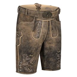 N&uuml;bler N&uuml;bler Lederhose Beneditto in Rum | Gr.: 50