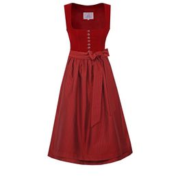 N&uuml;bler N&uuml;bler Midi Dirndl Nussdorf in Kirsche | Gr.: 34