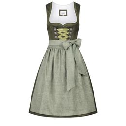 N&uuml;bler N&uuml;bler Midi Dirndl Ginger in Gr&uuml;n | Gr.: 38
