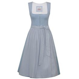 Nübler Nübler Midi Dirndl Rimsting in Babyblau | Gr.: 40