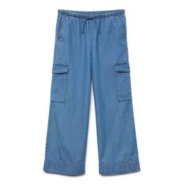 Vero Moda Girl Jeans-Cargohose "Demi" in Blau | Gr.: 140